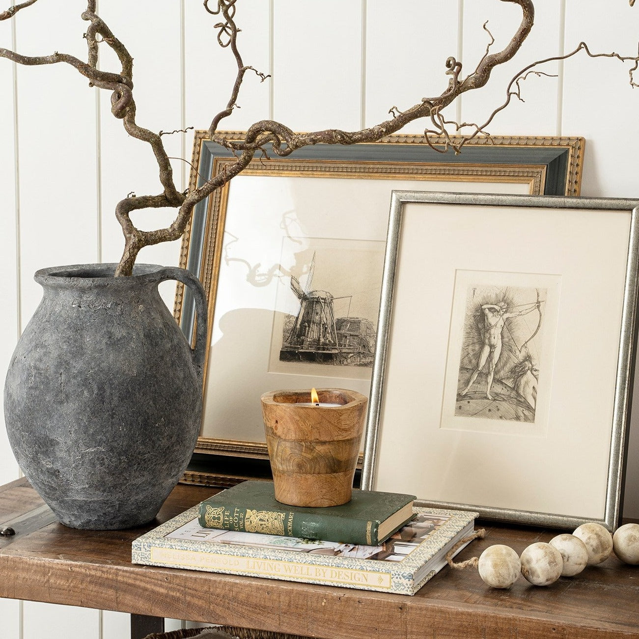 Ceramic Vase | Charcoal Grey Vase | Home Decor Vases – Simone & Ivy